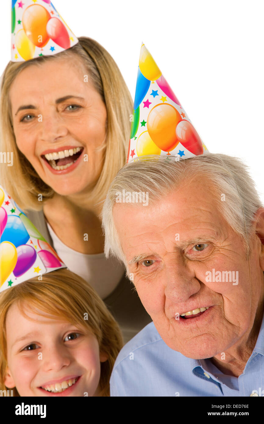 family birthday party Stock Photo - Alamy