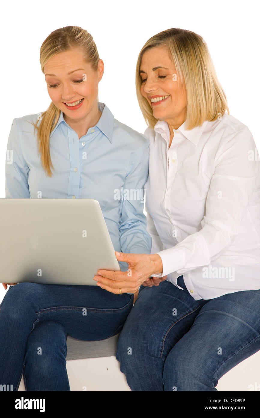 Two business women hi-res stock photography and images - Alamy