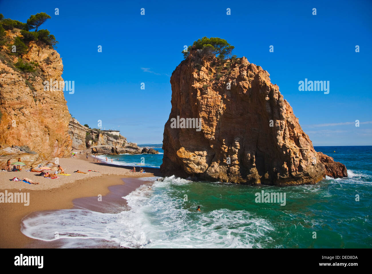 Illa Roja nudist beach, Begur, Baix Emporda, Costa Brava, Girona ...