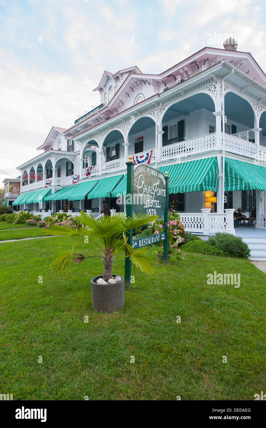 USA New Jersey NJ N.J. Cape May - The Chalfonte Hotel exterior ...