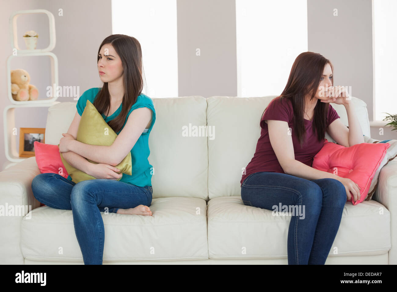 Two friends talking thoughtful hi-res stock photography and images - Alamy