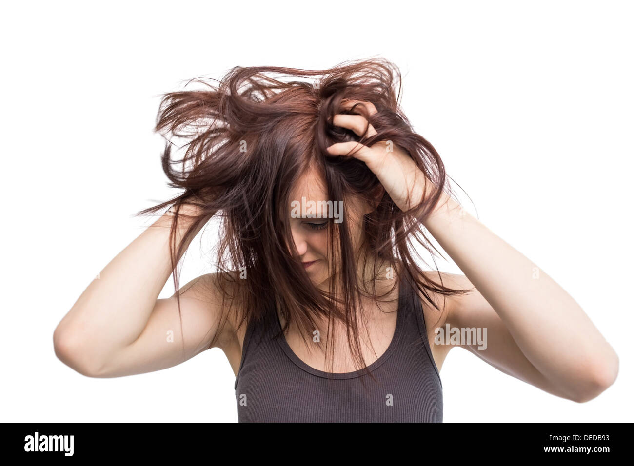 Moving hair hi-res stock photography and images - Alamy