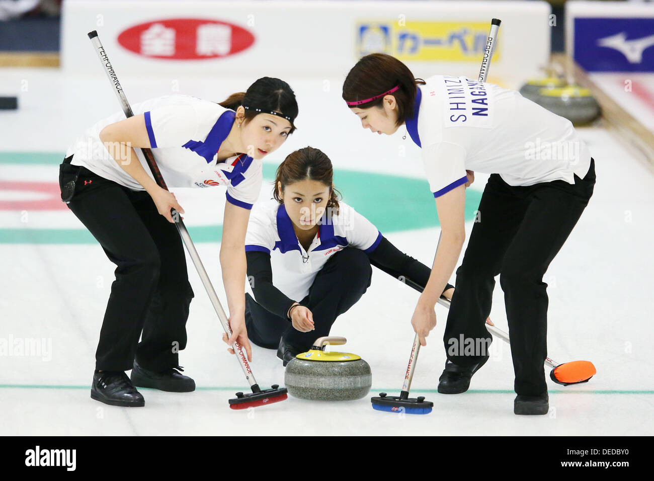 (L to R) Chikaki Matsumura, Miyo Ichikawa, Emi SHImizu (Chuden ...