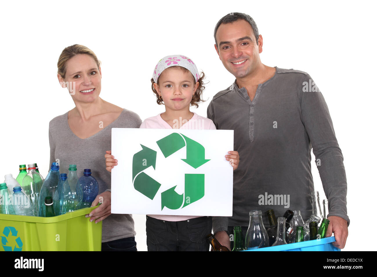 family waste sorting Stock Photo - Alamy