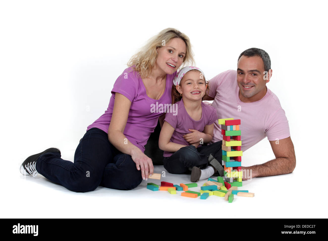 Child woman man watching Cut Out Stock Images & Pictures - Alamy