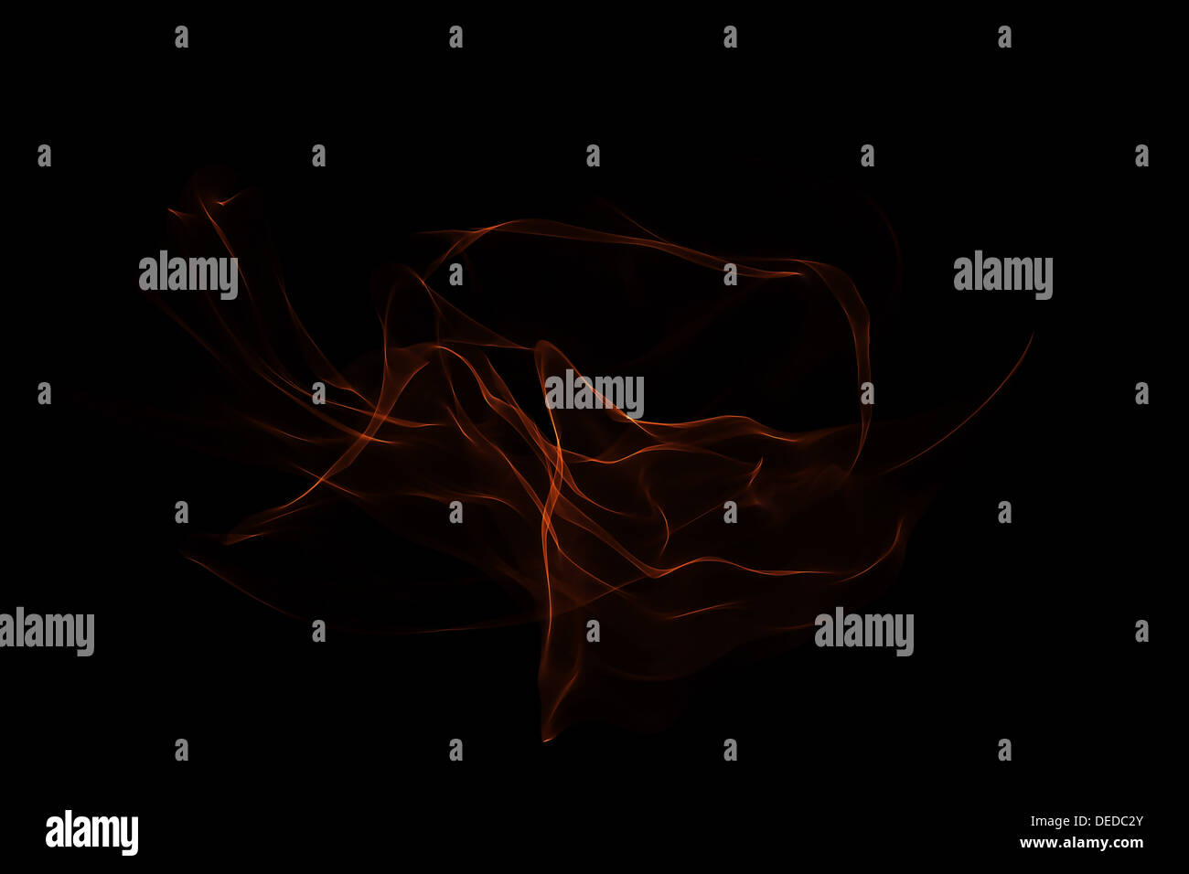 abstract ribbon flame Stock Photo - Alamy