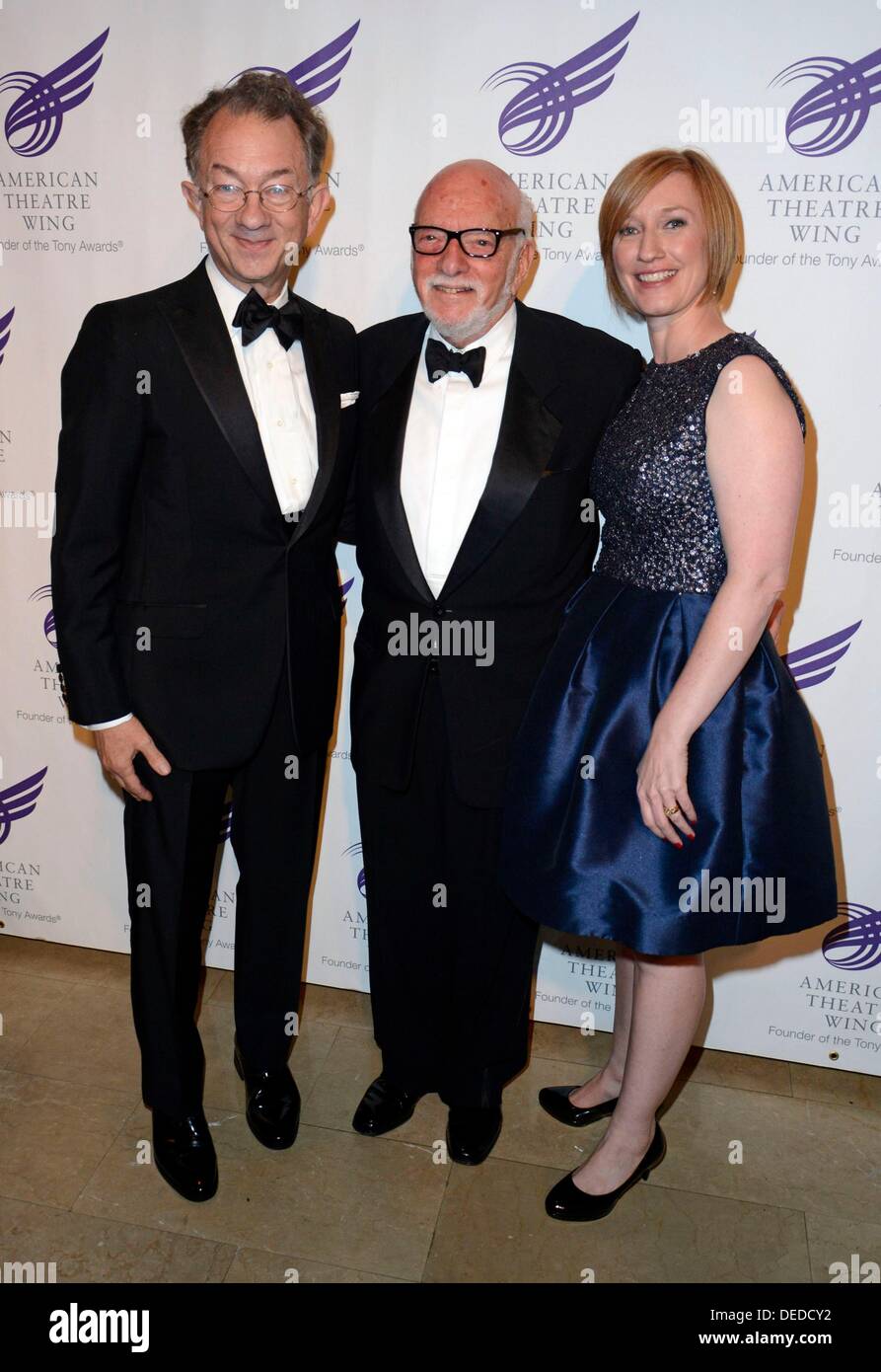 New York, NY. 16th Sep, 2013. William Ivey Long, Harold Prince, Heather ...