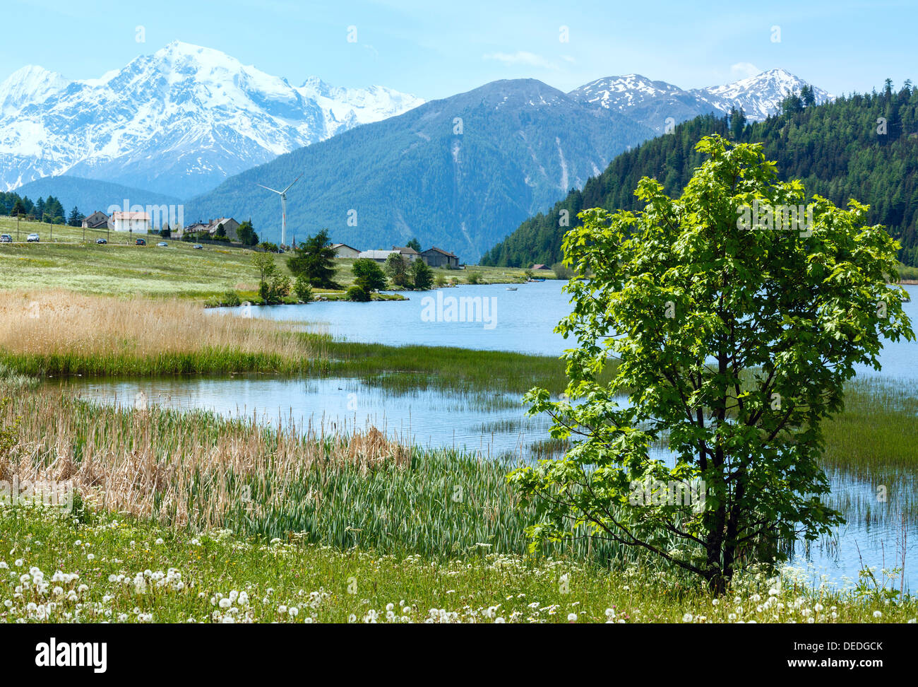 Resia lake reschensee hi-res stock photography and images - Alamy