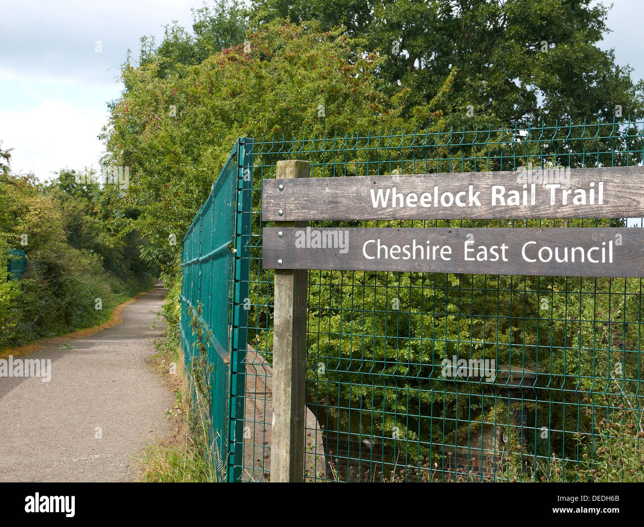 Wheelock Rail Trail is part of National Cycle Network, Cheshire UK ...