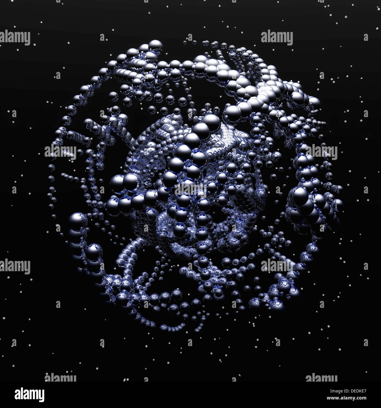 3d rendering metal balls reflecting hi-res stock photography and images ...