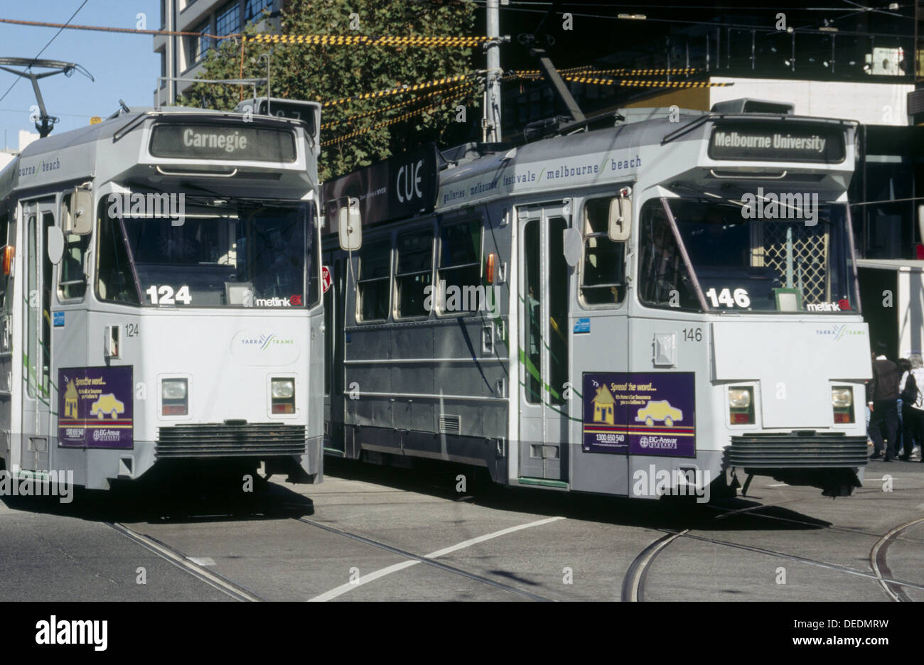 Melbourne trams hi-res stock photography and images - Alamy
