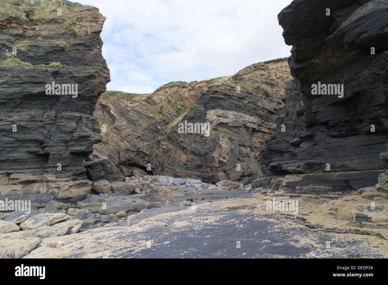 Variscan fault propagation fold broadhaven hi-res stock photography and ...