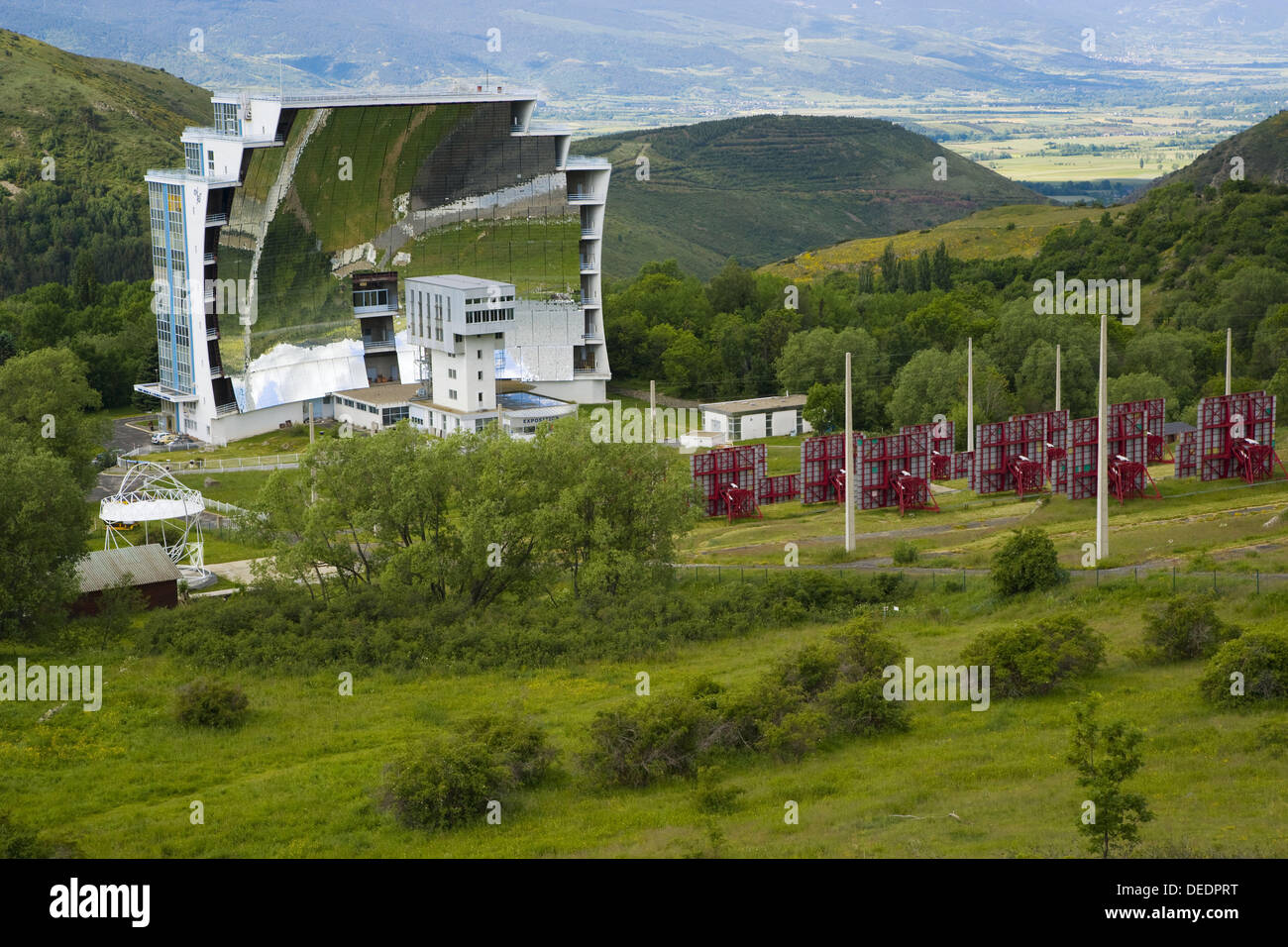 Solar furnace, odeillo, france hi-res stock photography and images - Alamy