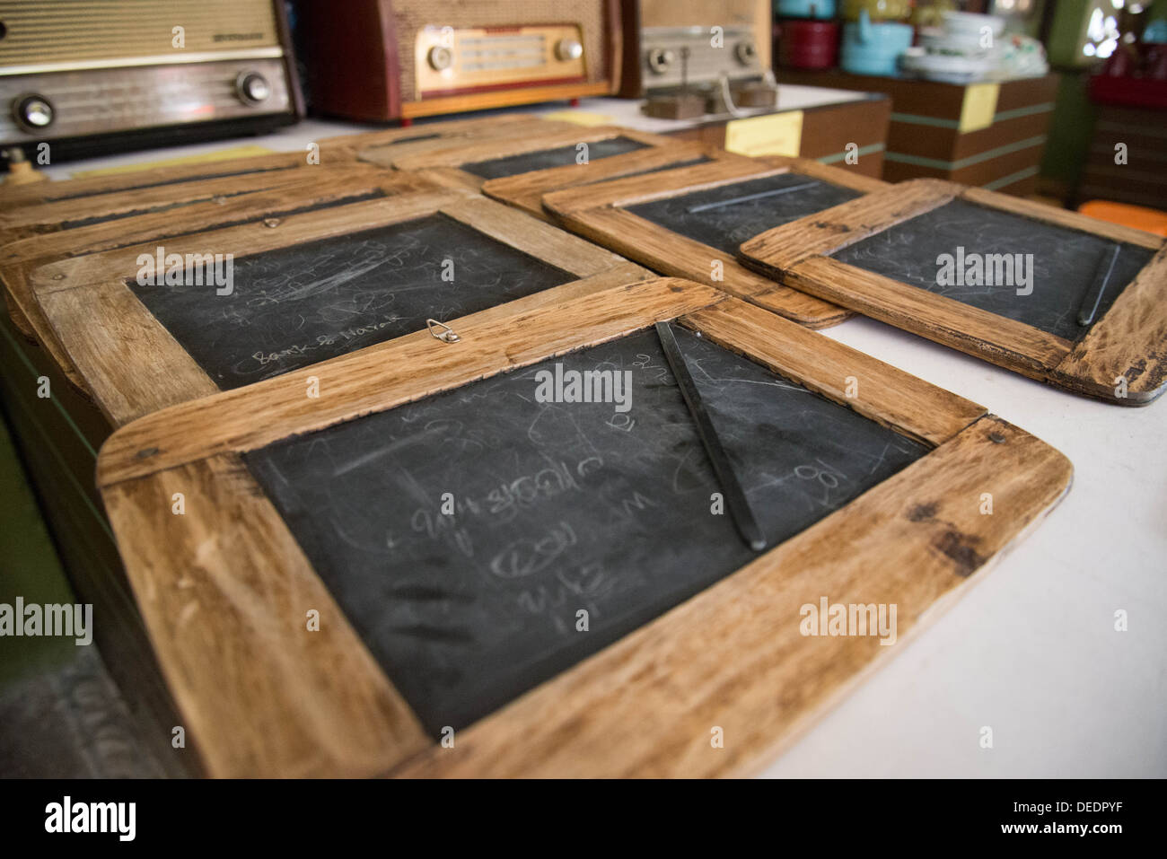 Old school writing slate hi-res stock photography and images - Alamy