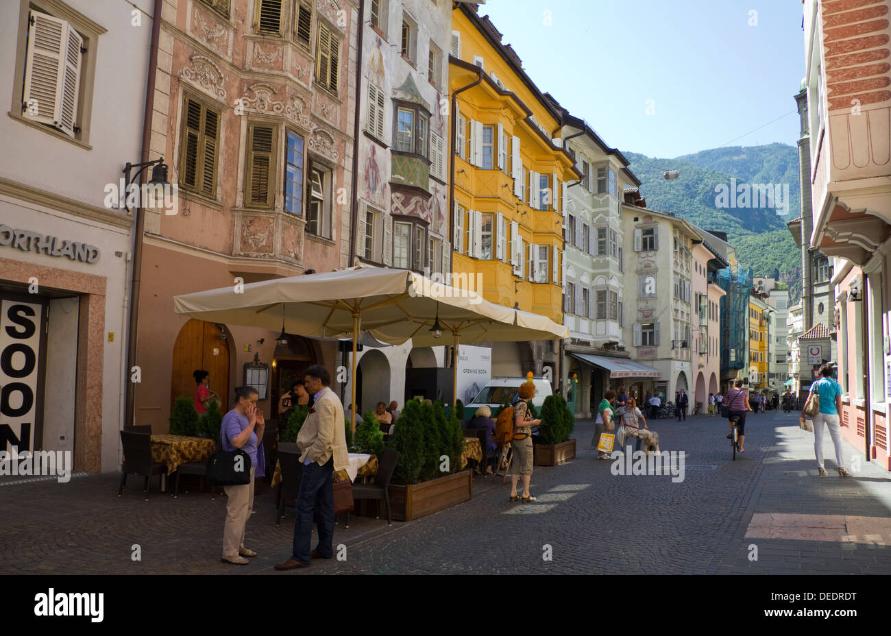 Historic centre, Bozen, Bolzano, South Tirol, Italy Stock Photo - Alamy