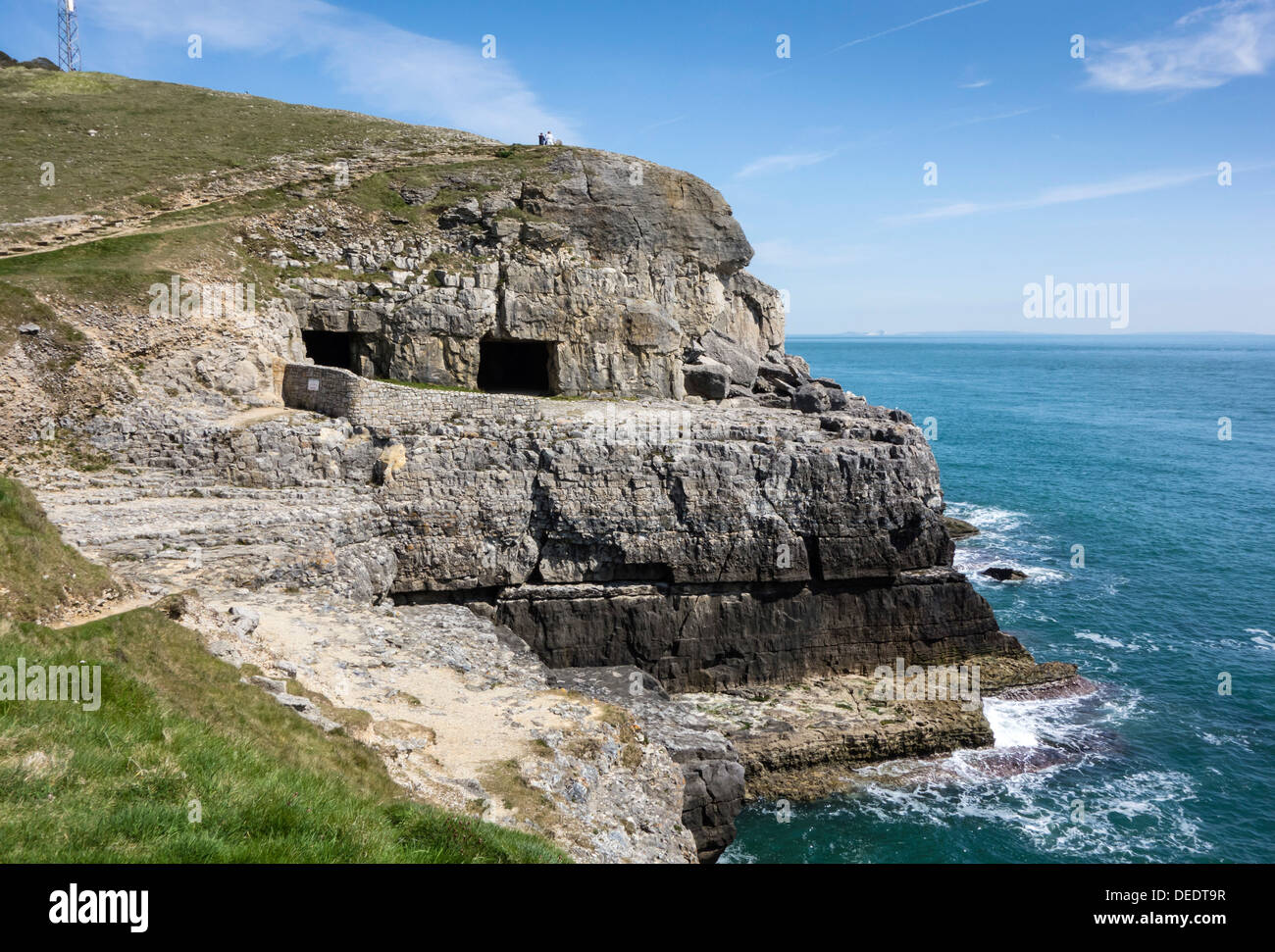 Tilly Whim Caves, Durlston Country Park, Isle of Purbeck, Dorset ...