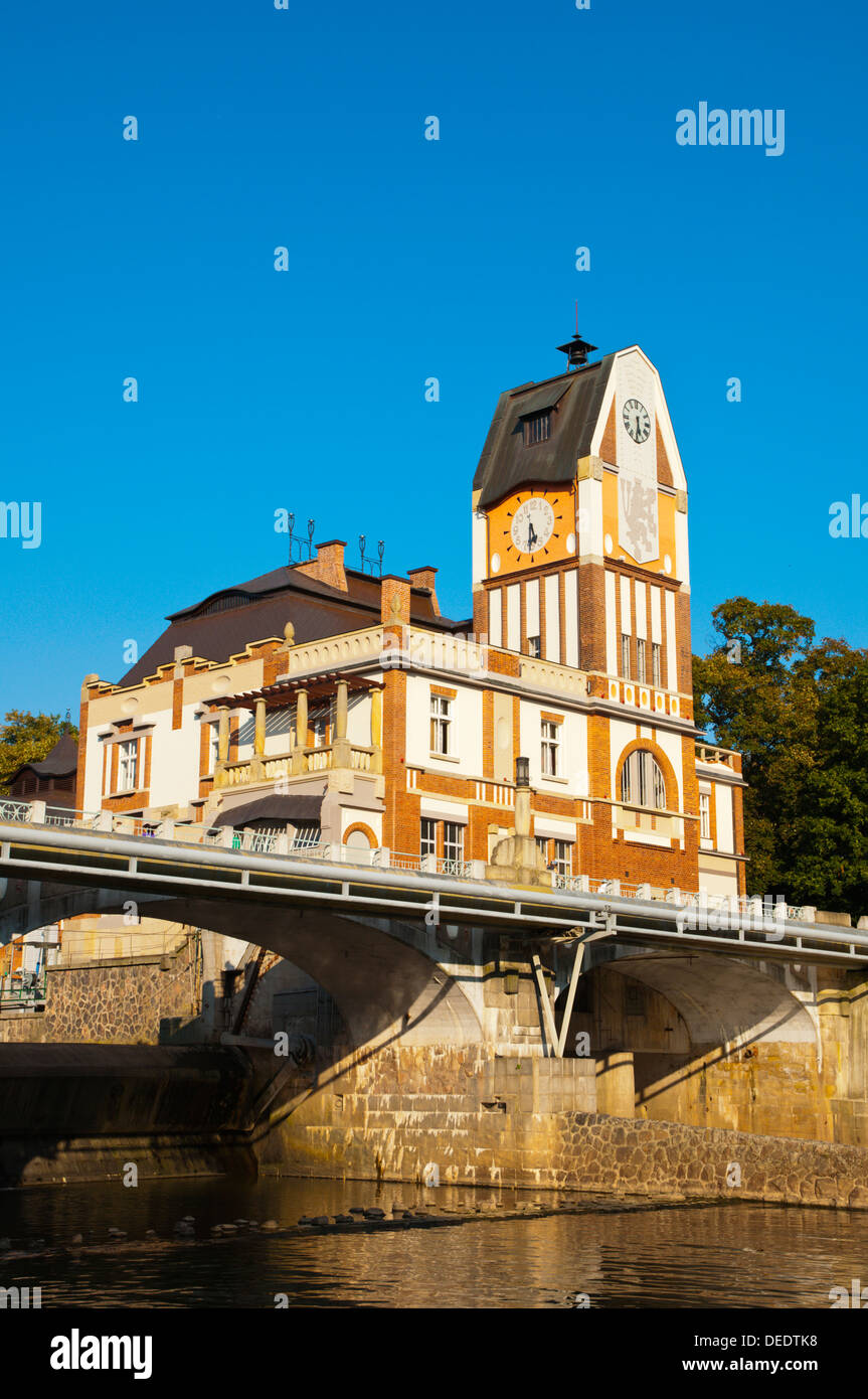 Jez Hučák the Art nouveau style hydroelectric power station (1912) on ...