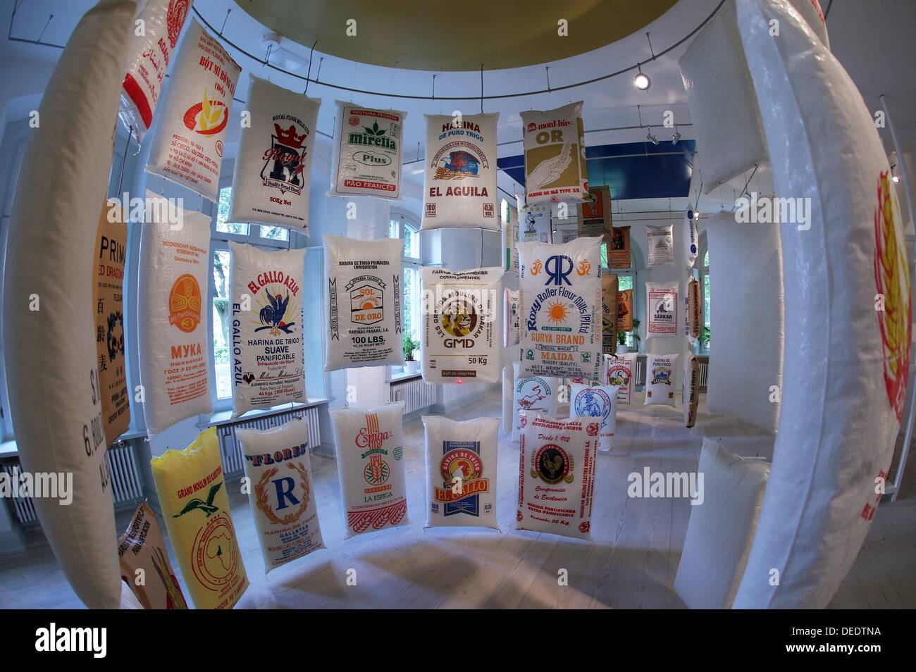 Flower sacks from around the world are on display at the Flower Art ...