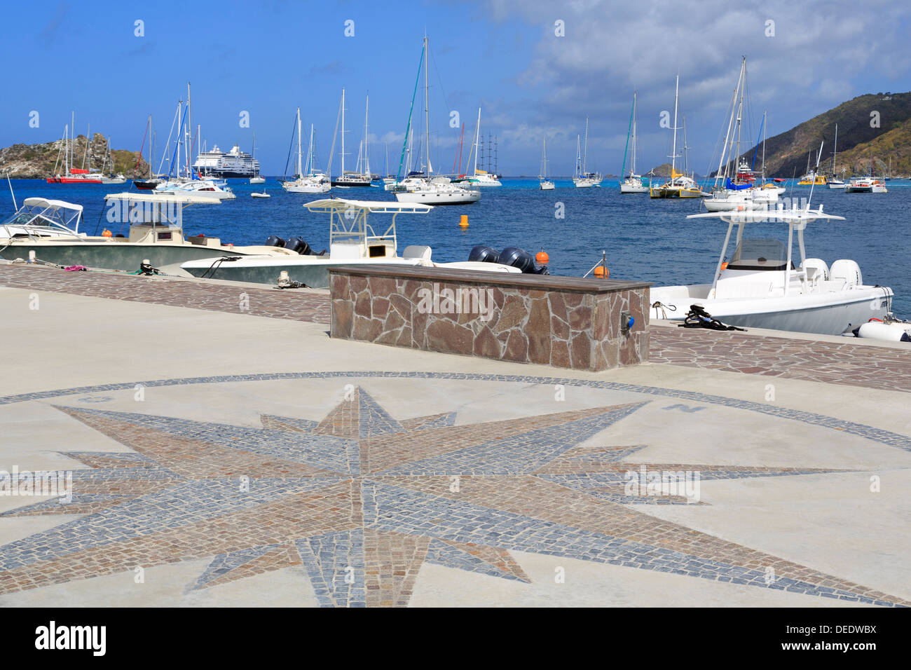 La Pointe in Gustavia Harbor, Gustavia, St. Barthelemy (St. Barts ...