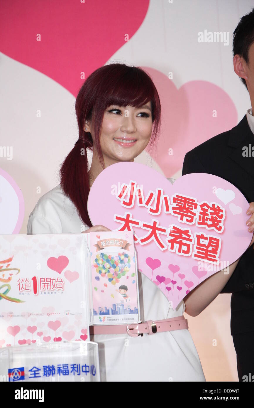 Taipei, China. 15th Sep, 2013. Singer Selina, member of pop group SHE ...