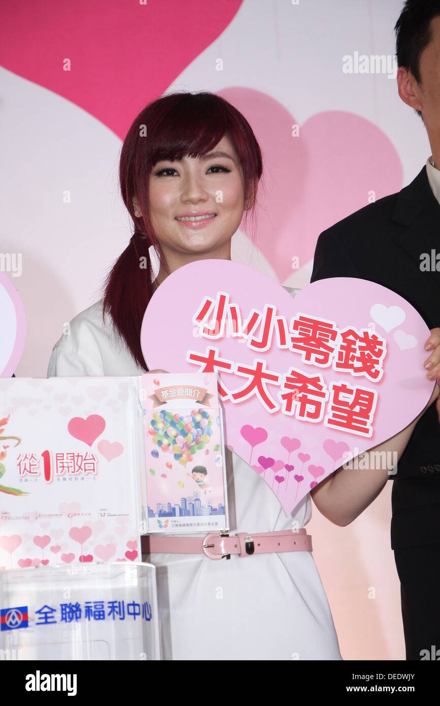 Taipei, China. 15th Sep, 2013. Singer Selina, member of pop group SHE ...