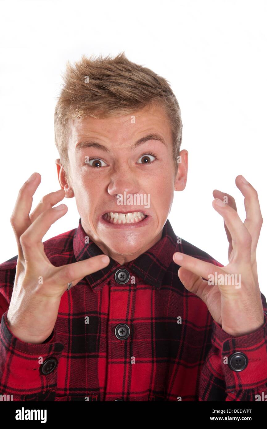 Man crazed expression hi-res stock photography and images - Alamy
