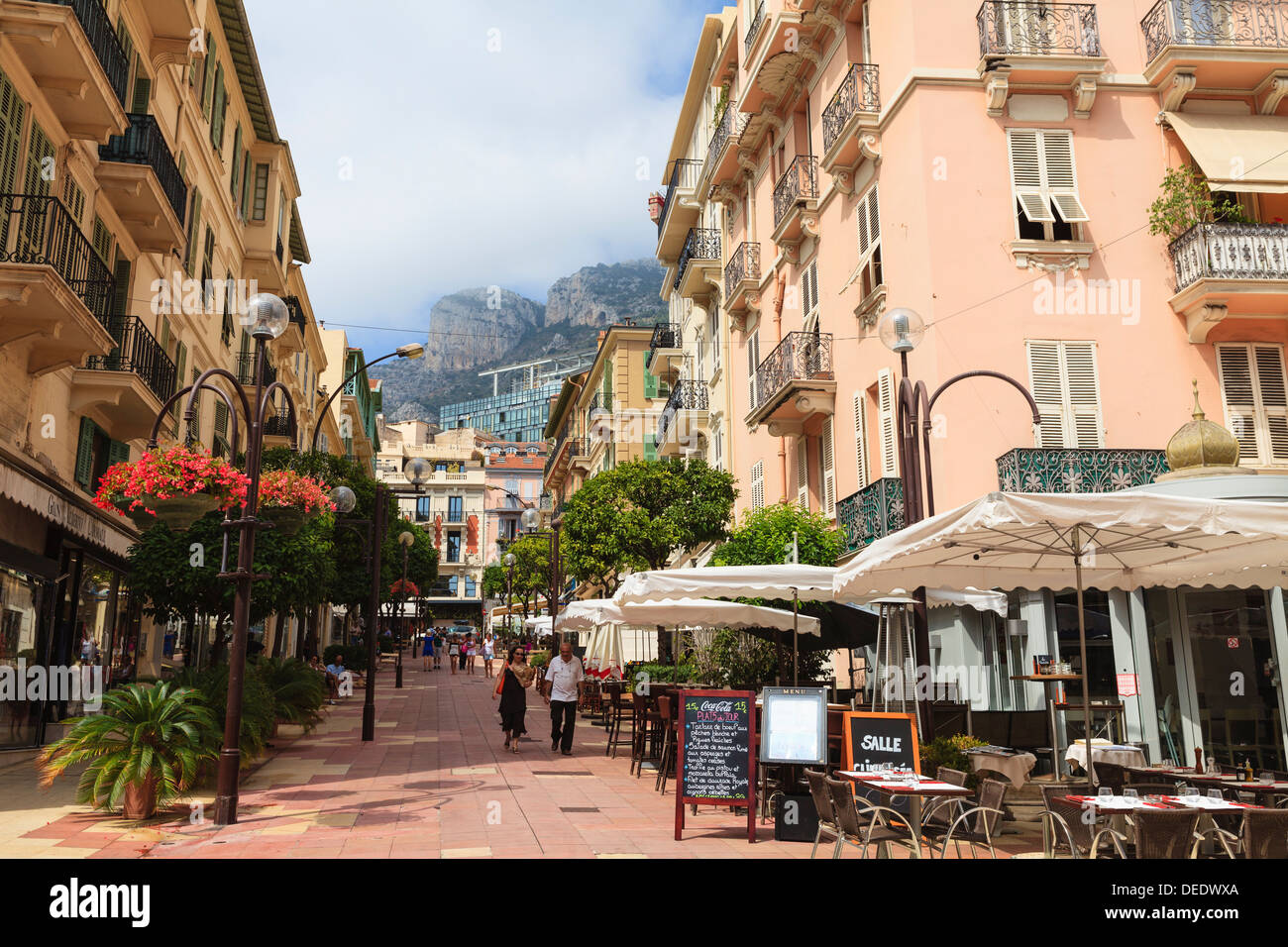 Street scene, La Condamine, Monaco, Europe Stock Photo - Alamy