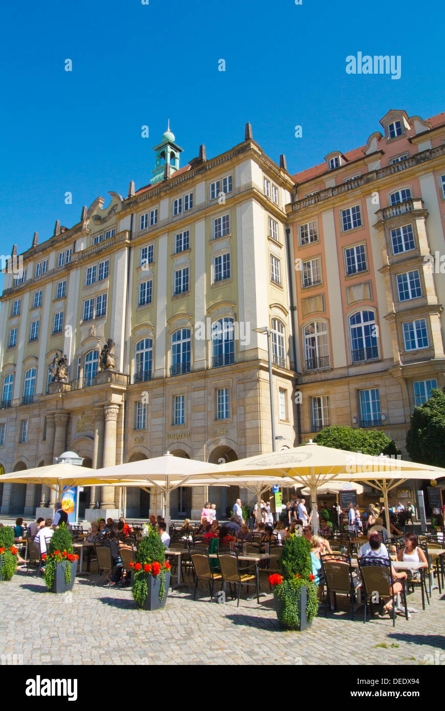 Altmarkt square Altstadt the old town Dresden city Saxony state eastern ...
