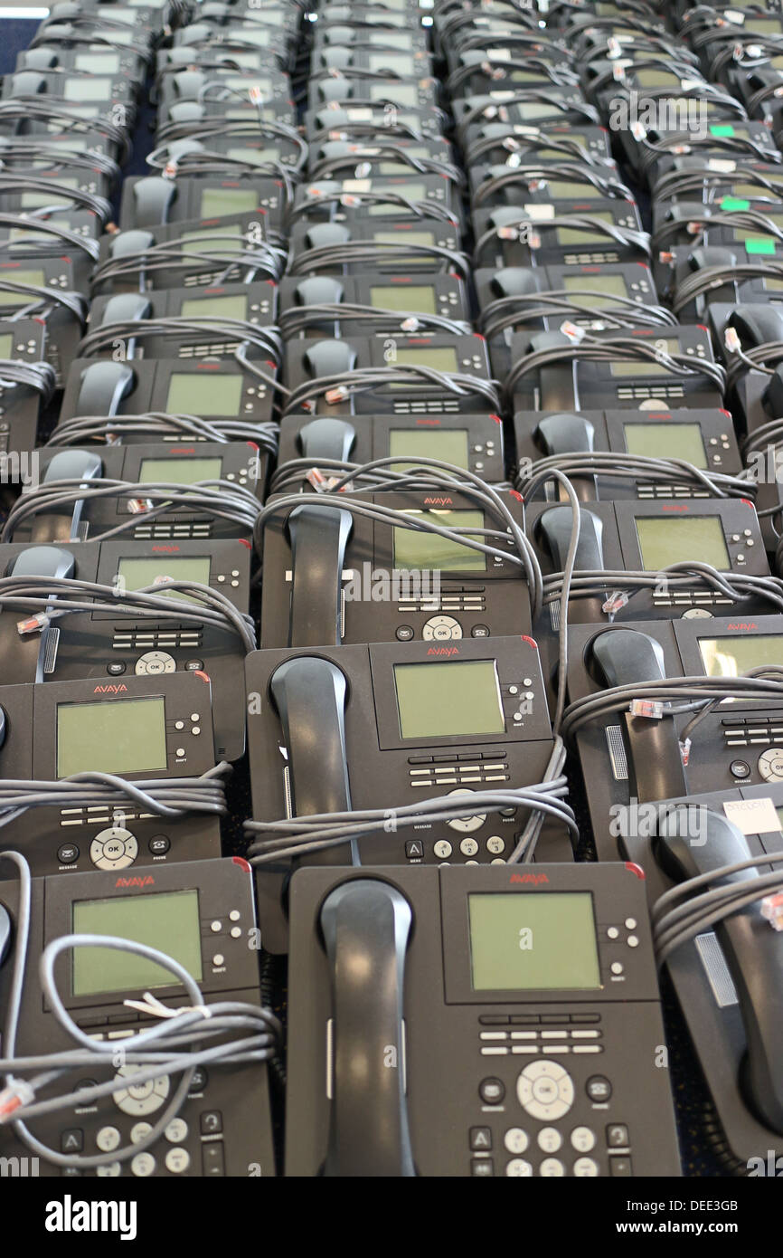 Voip phones hi-res stock photography and images - Alamy