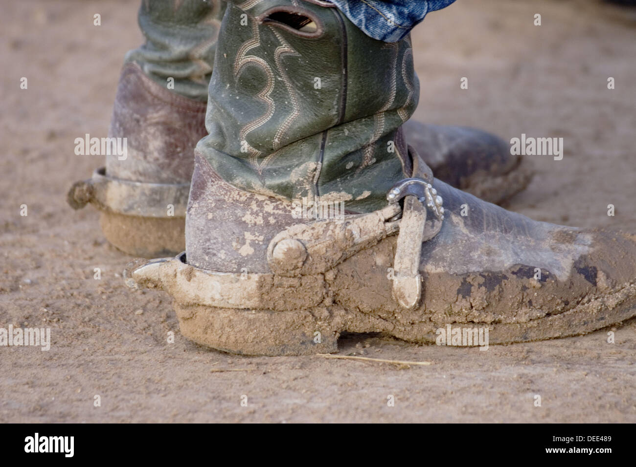 Cowboy Boots In Mud