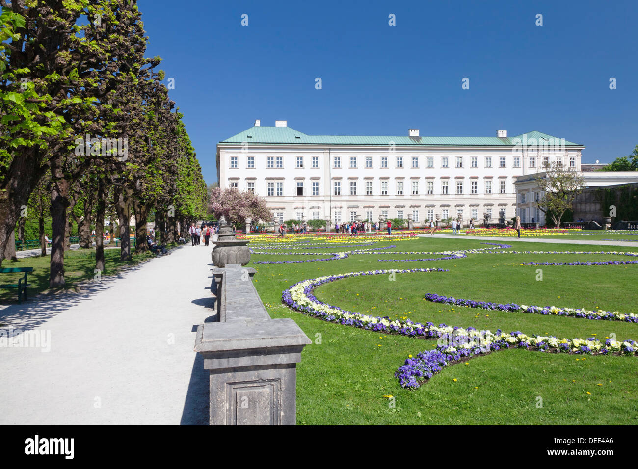 Mirabell Gardens and Schloss Mirabell, Salzburg, Salzburger Land ...