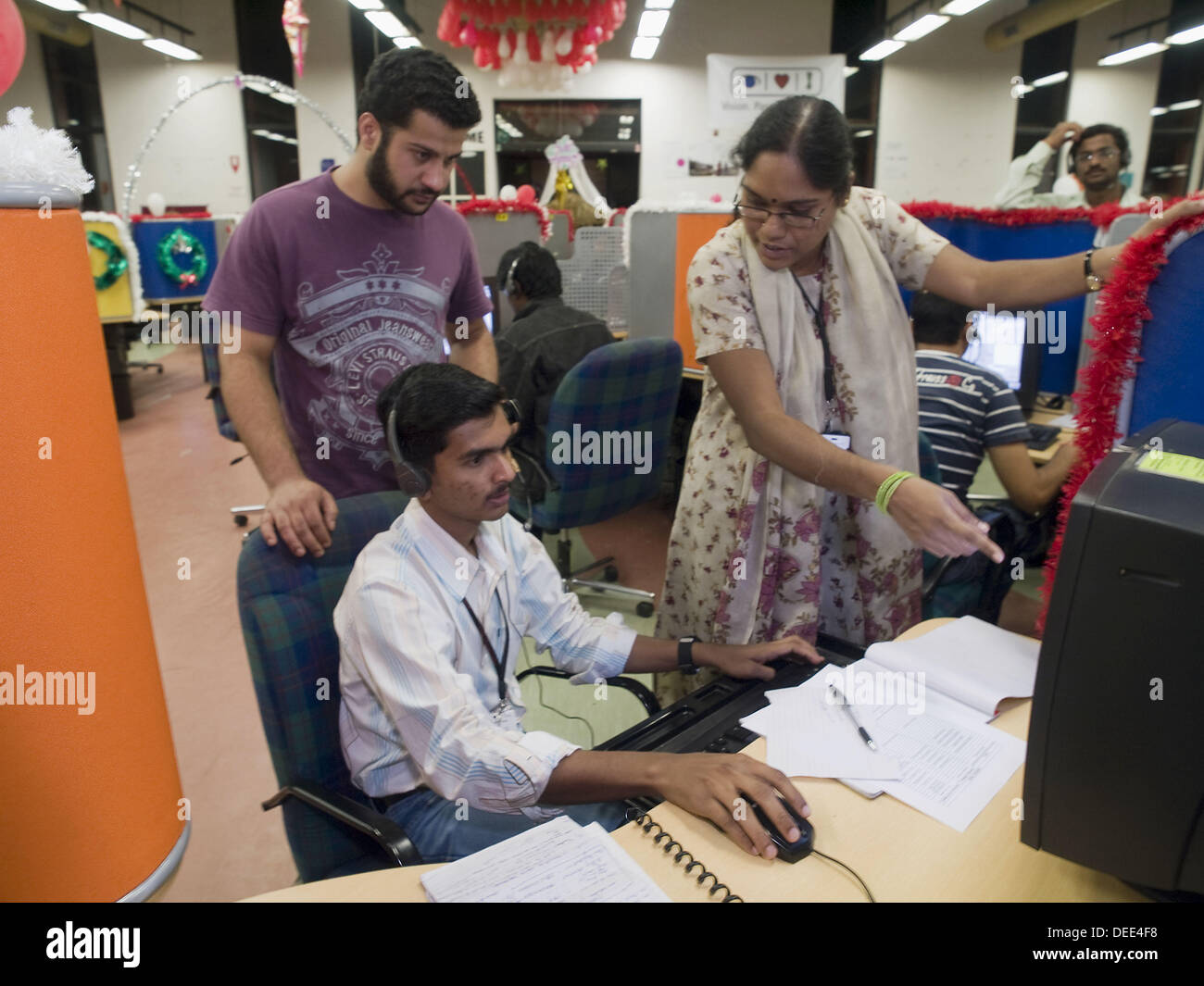Globalization India Workers High Resolution Stock Photography and ...