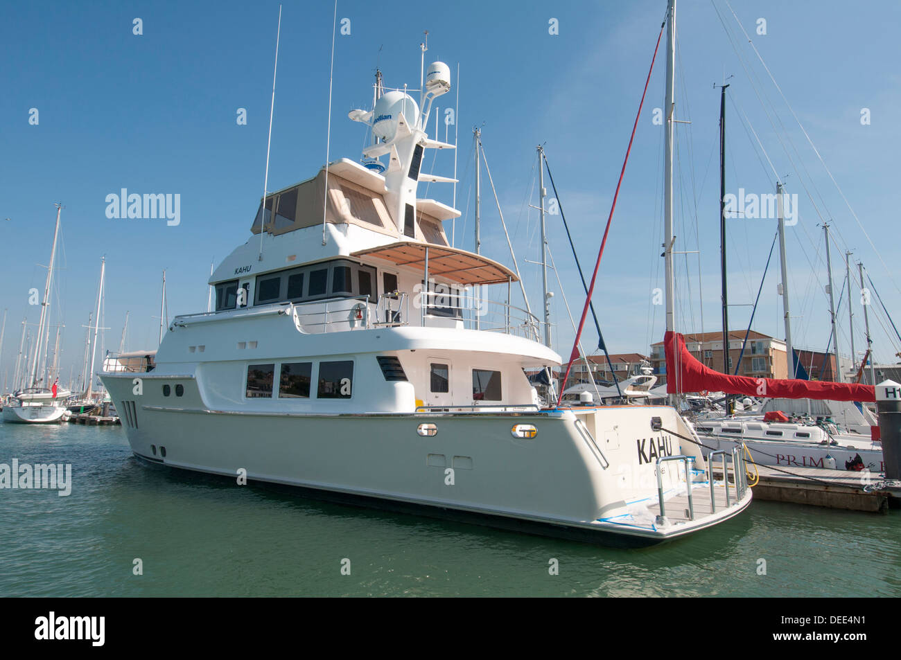 Kahu yacht hi-res stock photography and images - Alamy
