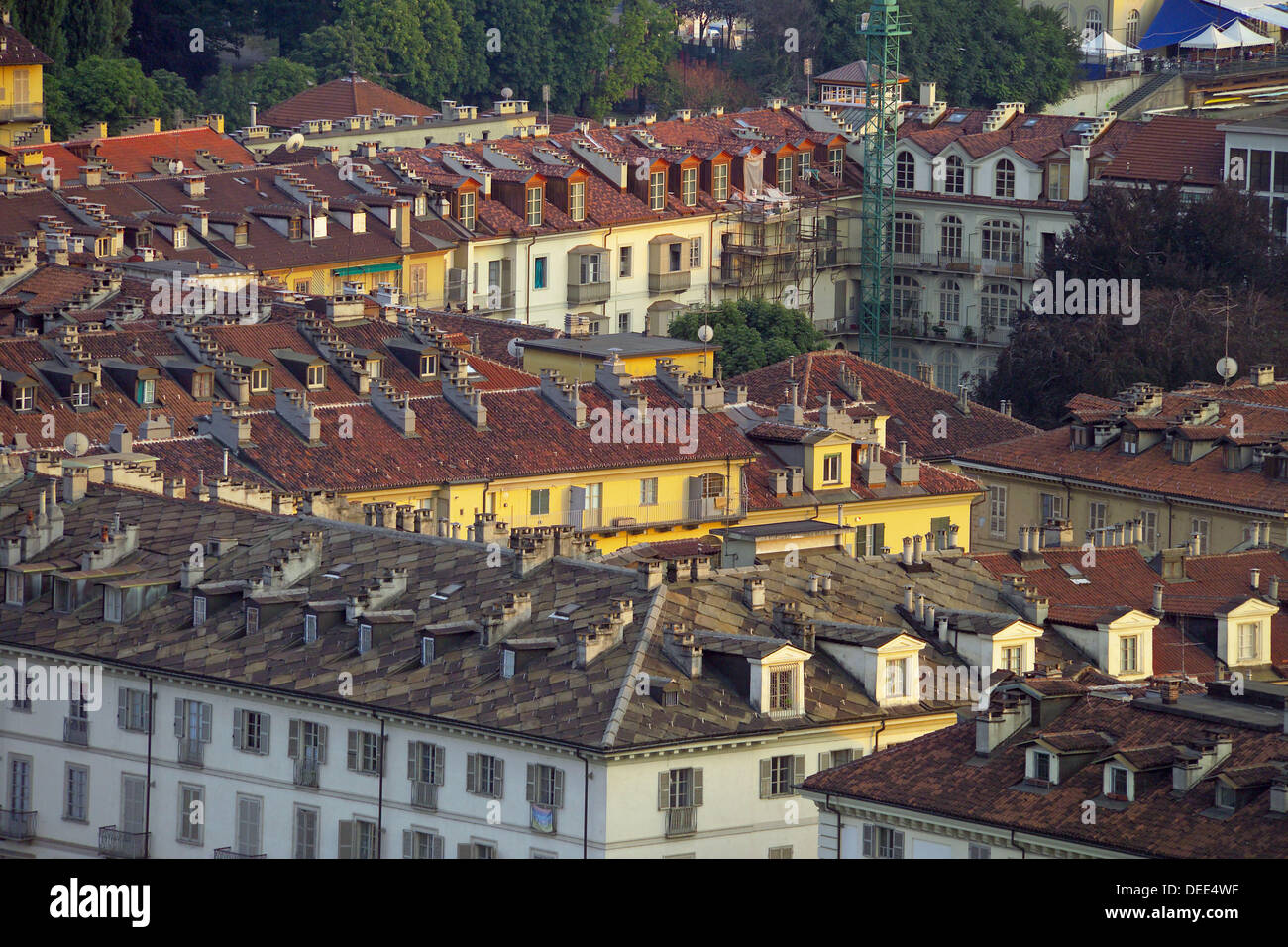 Aerial view torino italy hi-res stock photography and images - Alamy