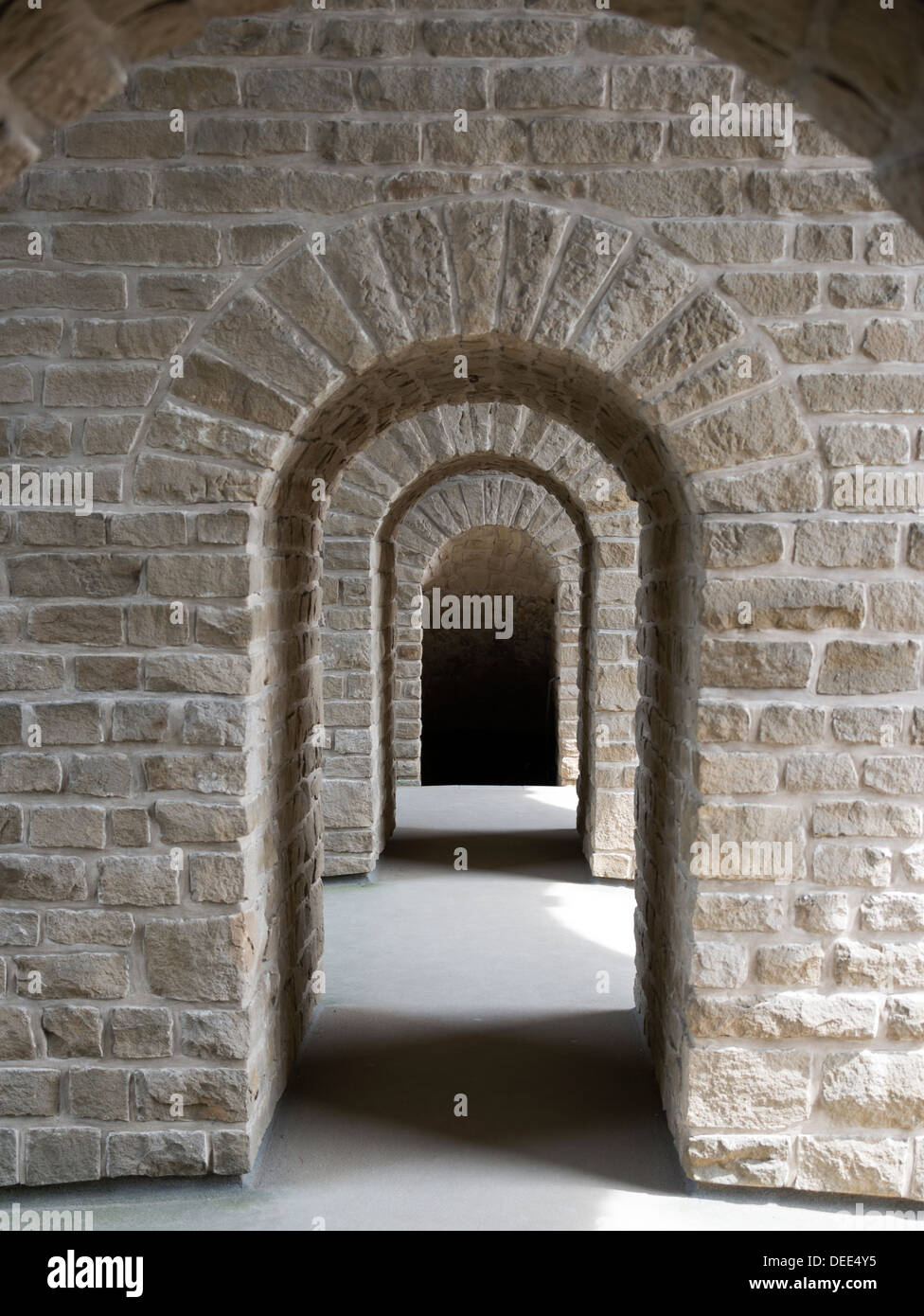 architecture bows entrance of old monument Stock Photo - Alamy