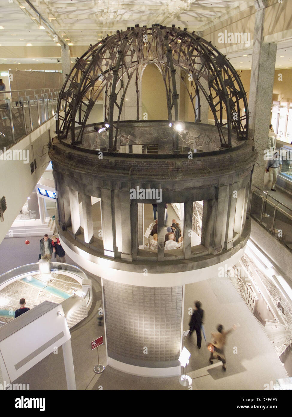 Japan hiroshima interior atomic bomb museum hi-res stock photography ...