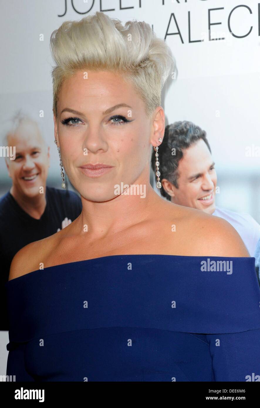 Los Angeles, CA. 16th Sep, 2013. Alecia Moore aka Pink at arrivals for ...