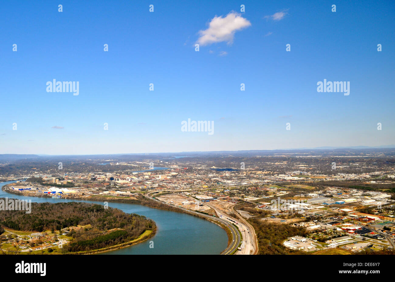 Point Park Overlook - Chattanooga, Tennessee - USA Stock Photo - Alamy