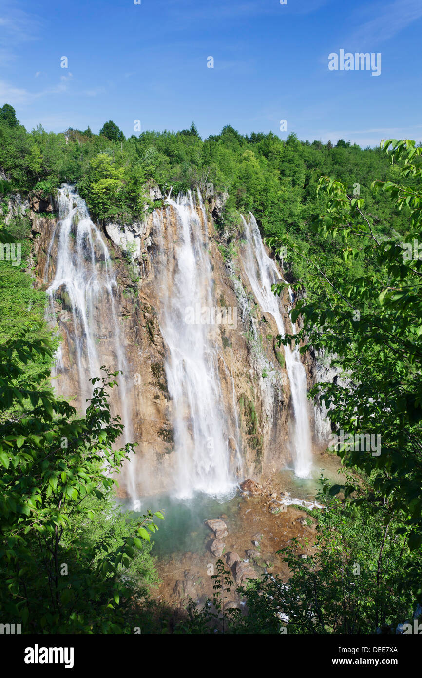 Waterfall, Veliki Slap, Plitvice Lakes National Park, UNESCO World ...