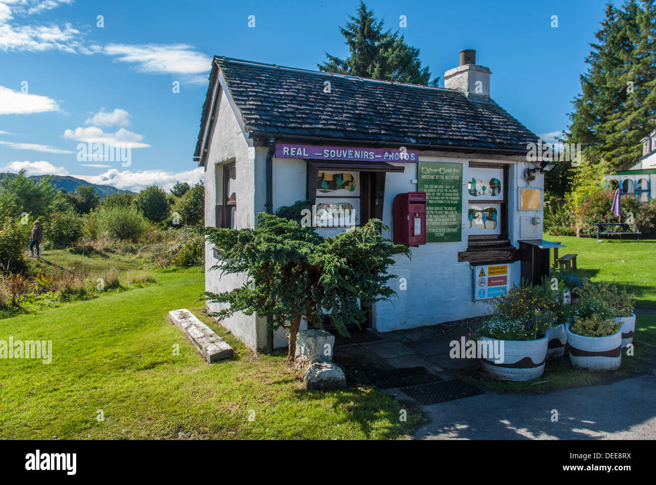 The post office at Seil Island, near Oban, Scotland, UK Stock Photo - Alamy
