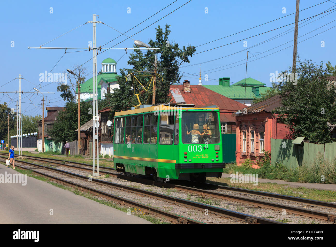 Old fashioned tram hi-res stock photography and images - Alamy