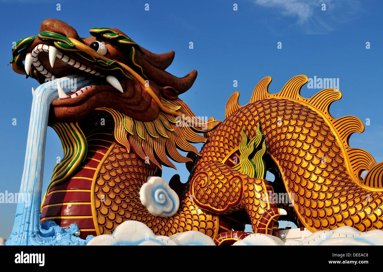 The Dragon Descendants Museum in Suphan Buri Province, Thailand Stock ...