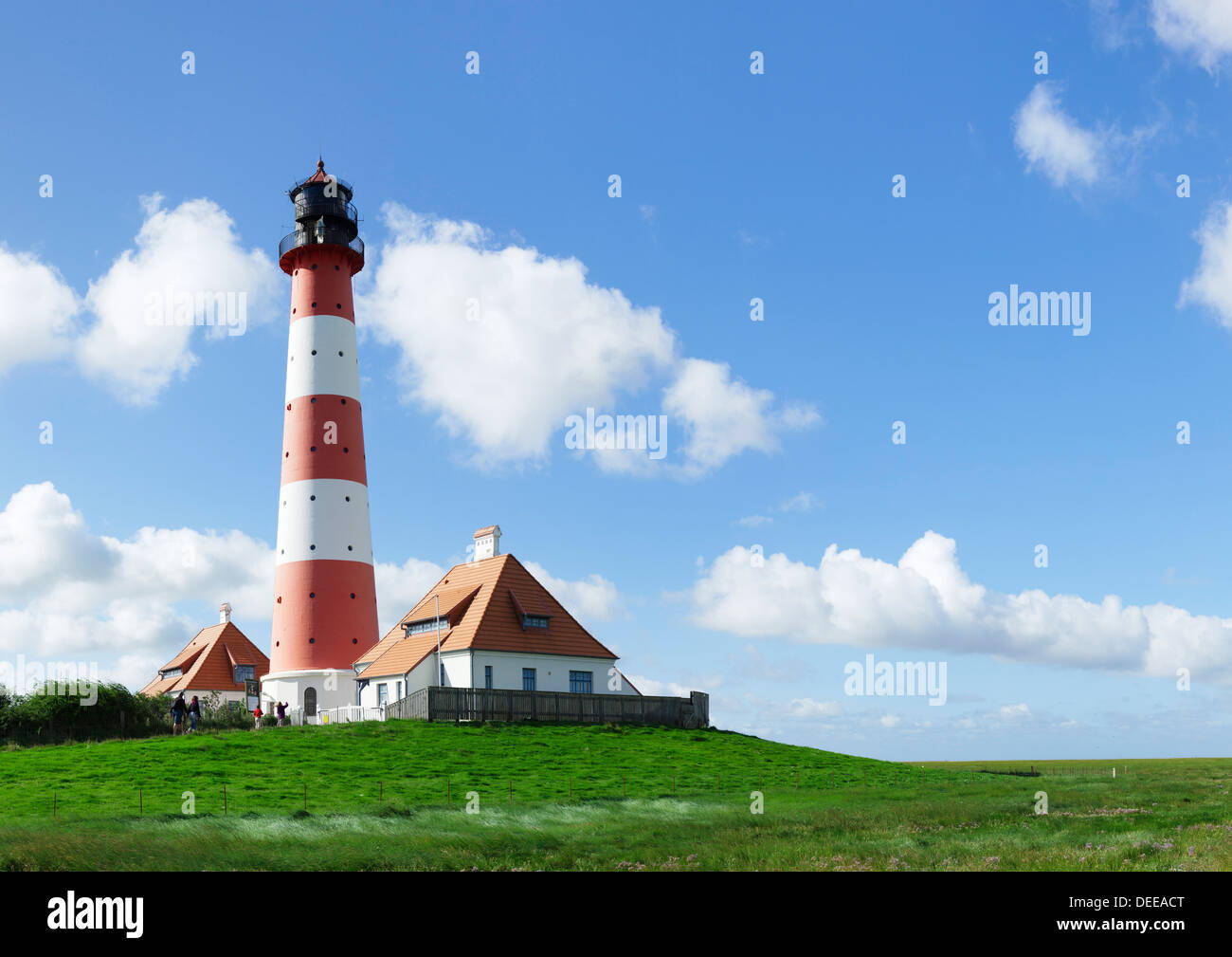 Westerheversand Lighthouse, Westerhever, Eiderstedt Peninsula ...