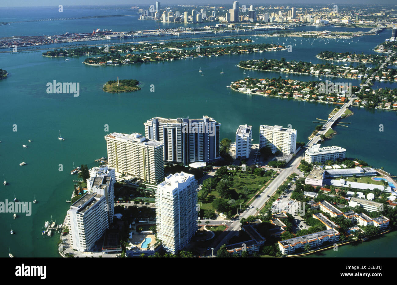 Biscayne Bay Aerial High Resolution Stock Photography and Images - Alamy