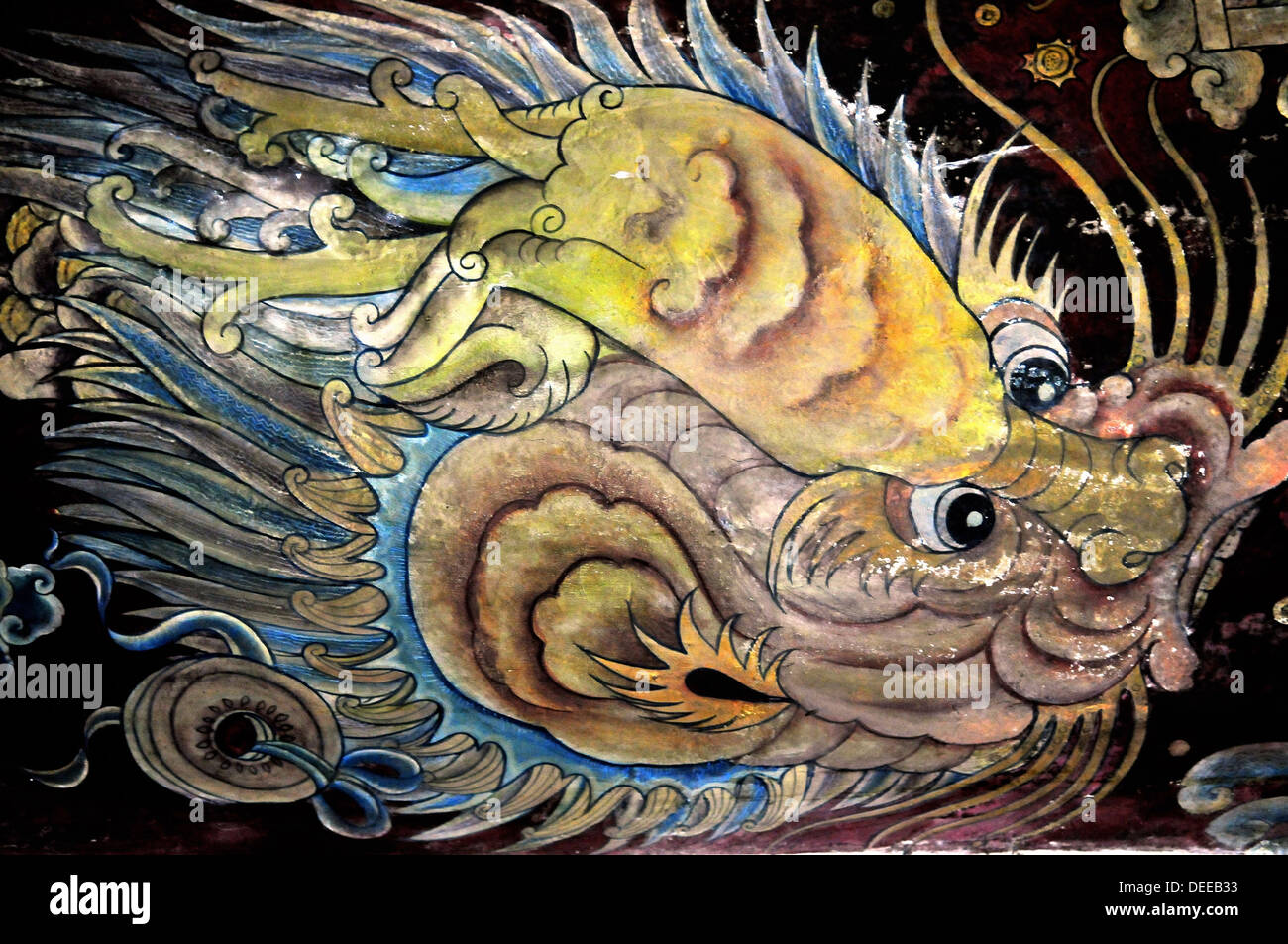 Dragon mural hi-res stock photography and images - Alamy
