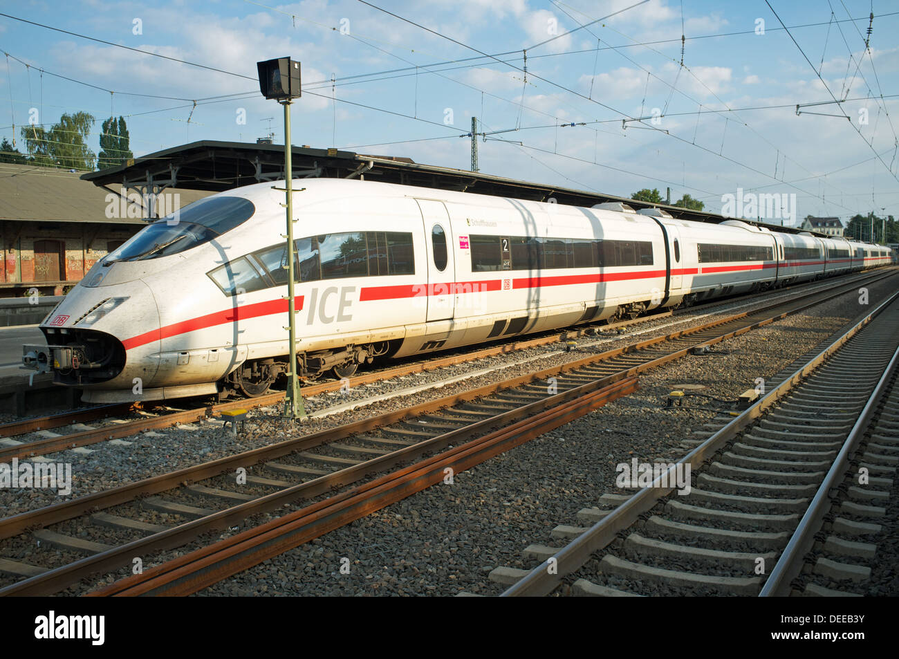 ICE-3 high speed passenger train, Solingen, Germany Stock Photo - Alamy