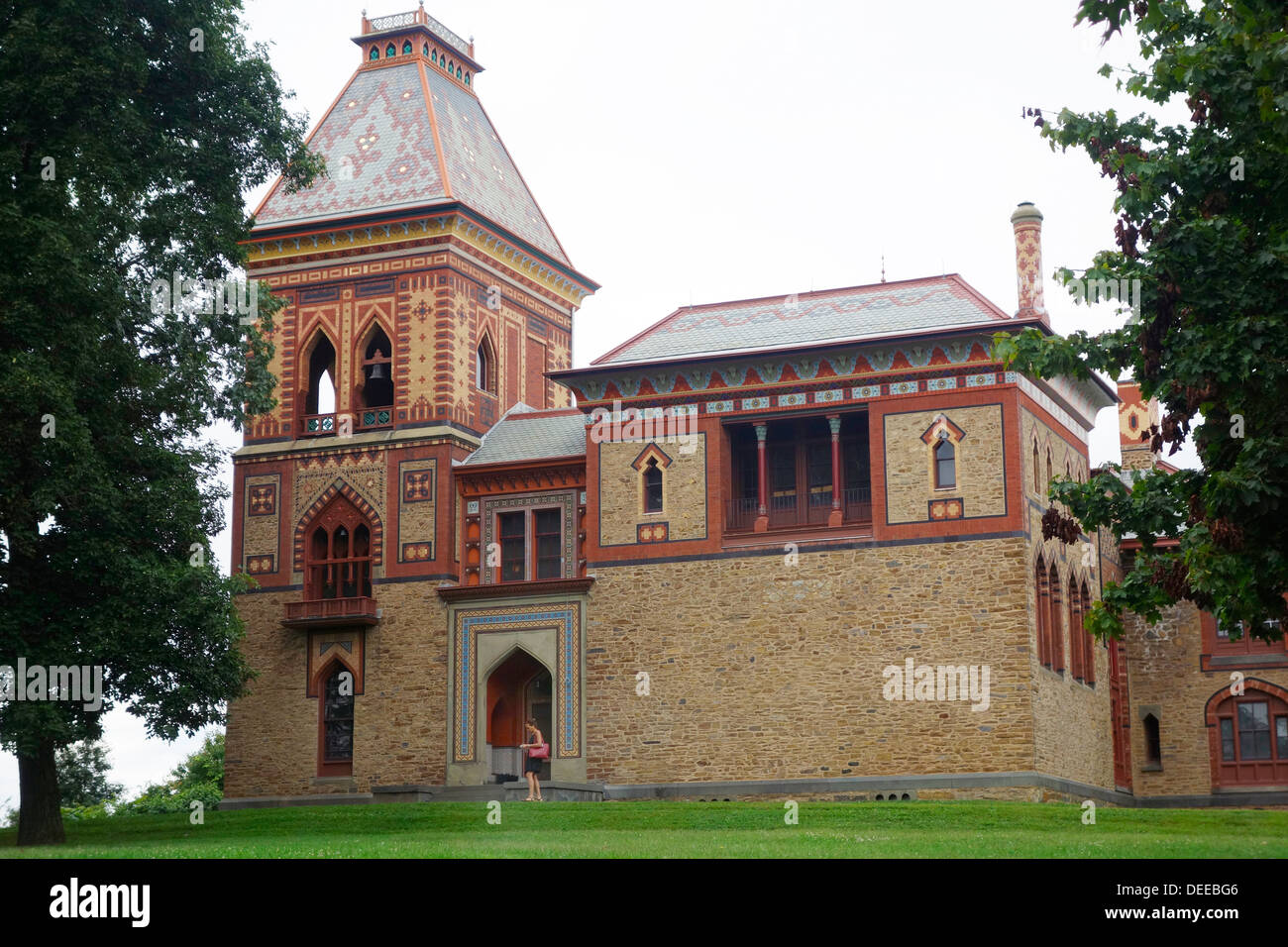 Olana state historic site in Hudson New York Stock Photo - Alamy