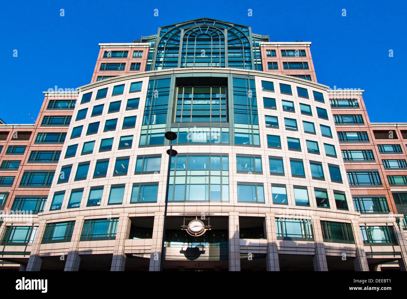 Broadgate estates building on Bishopsgate in the City of London Stock ...