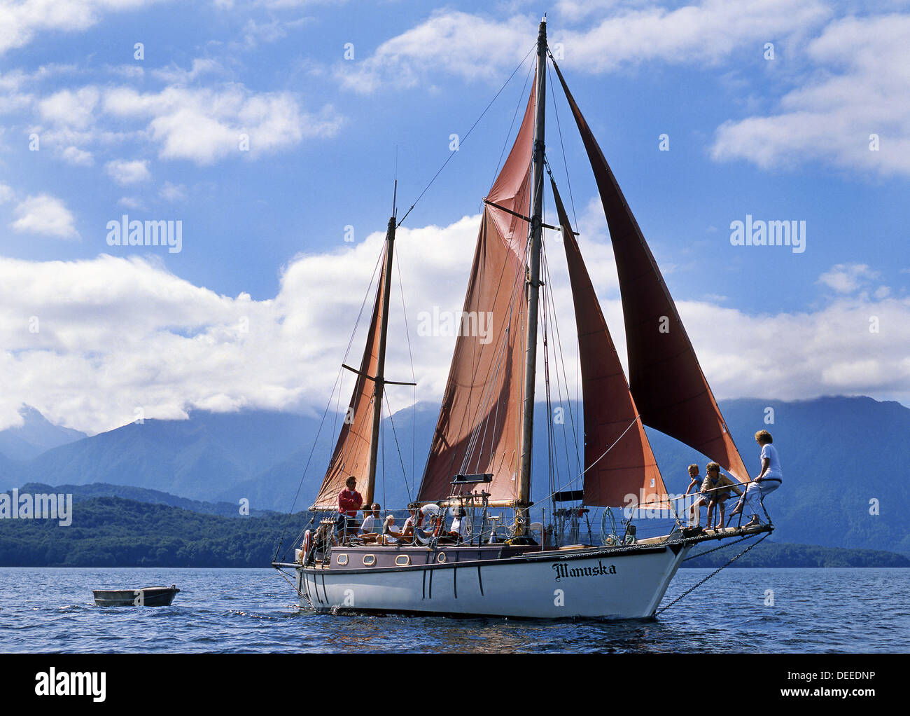 Ketch Sailboat