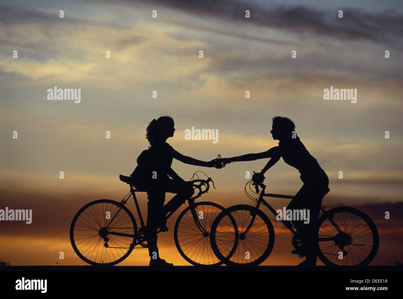 Girls teenager handshake hi-res stock photography and images - Alamy